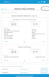 CLAIRITY+ Behavior Zone Programming