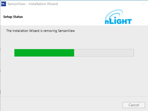 SensorView Uninstall Process