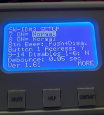 Programming LCD Switches
