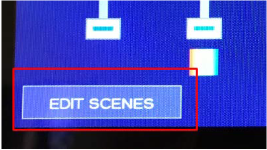 How do I create a scene on the Fresco Controller?