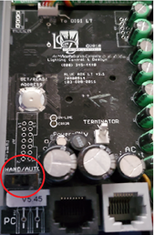 How to override the LC&D system to on?