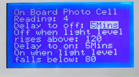 How to program the Blue Box LT Photocell