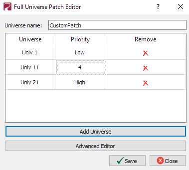 How to create a custom output universe in Pathscape