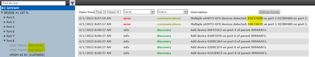 Unitouch constantly falling offline
