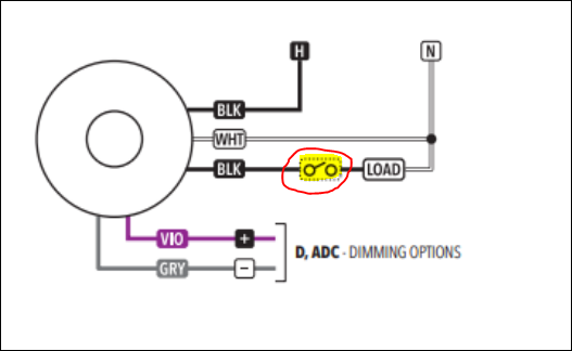 Which black wire do I use to install my switch o the CMR 9 sensor?