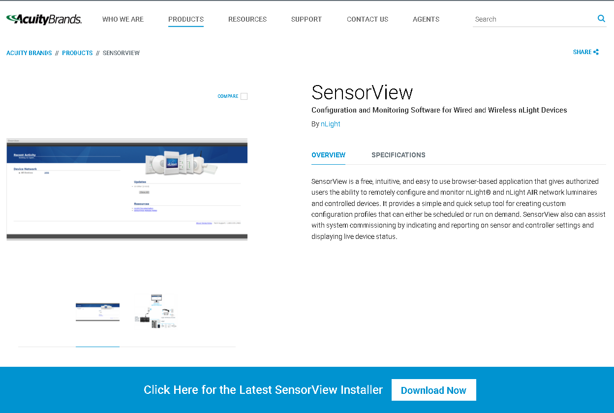 Sensorview Download/Install Instructions