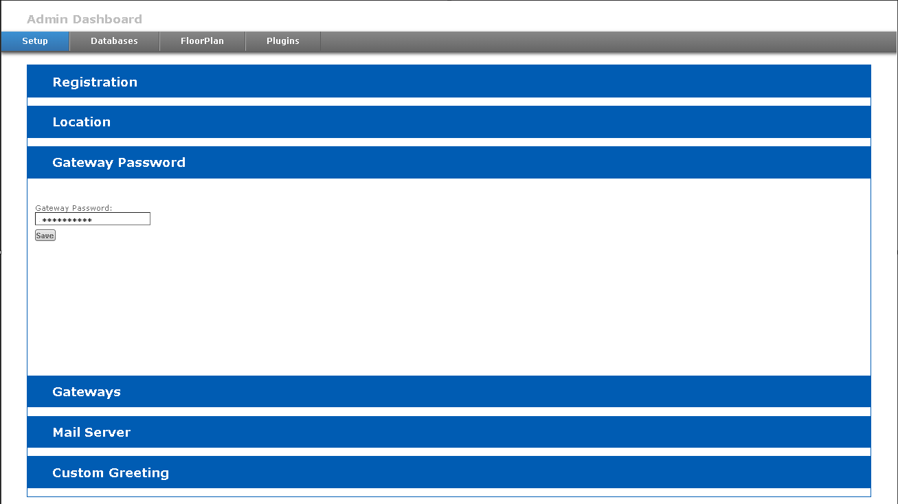 SensorView Password Reset Process and User Creation